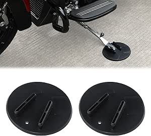 Amazon.com: Motorcycle Kickstand Pad, 2PCS Jiffy Stand Coaster for ...