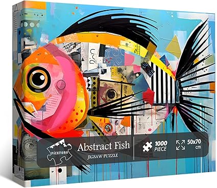 Amazon.com: Fish Puzzles 1000 Pieces - Ocean Art for Adults, Unique ...