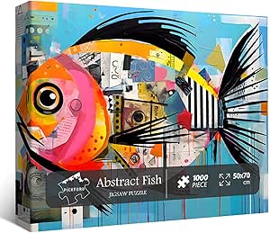 Amazon.com: Fish Puzzles 1000 Pieces - Ocean Art for Adults, Unique ...