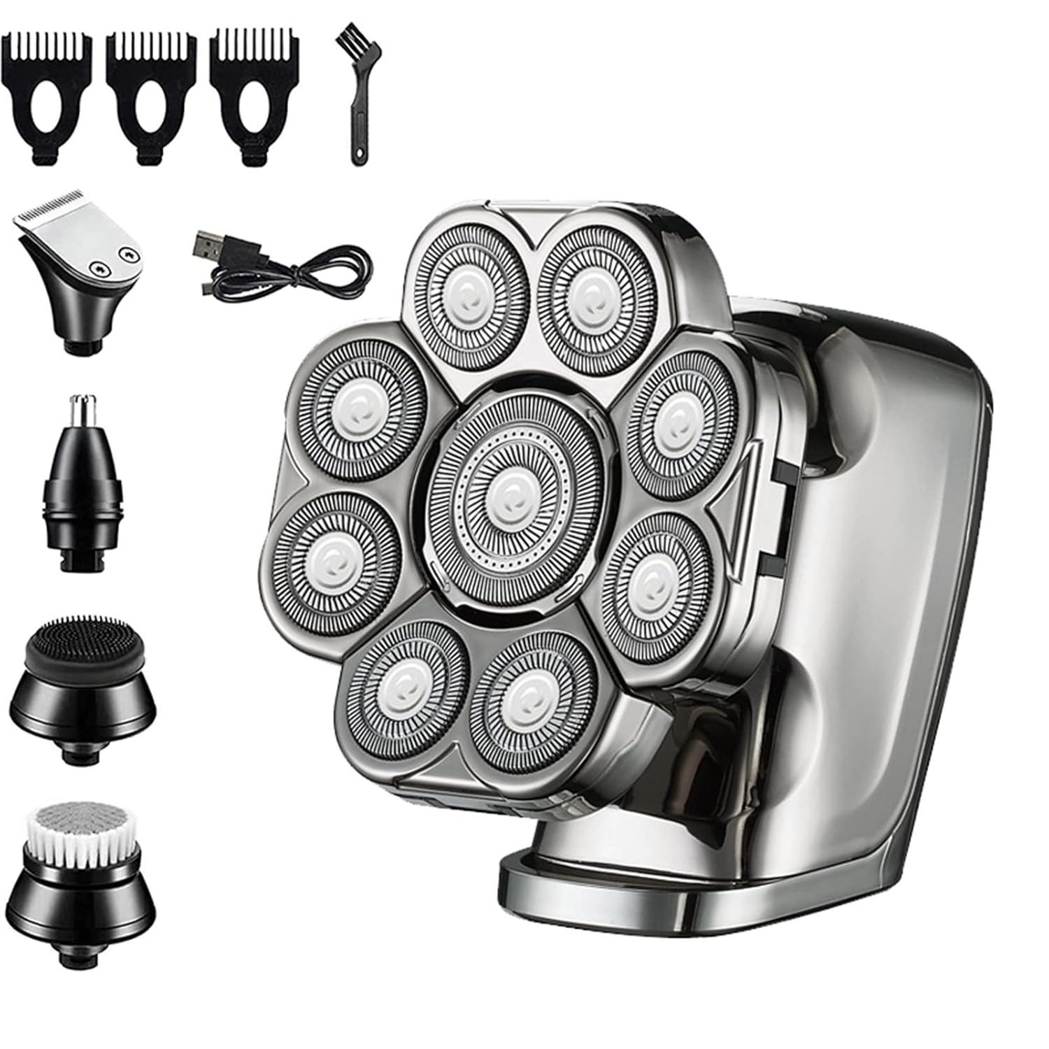 Amazon.com: Head Shavers for Bald Men, 9D Shaver for Bald Men 6-in-1 ...