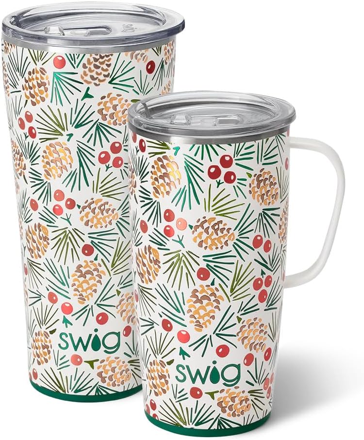 Amazon.com | Swig Life All Spruced Up XL Set | 22oz Travel Mug with ...