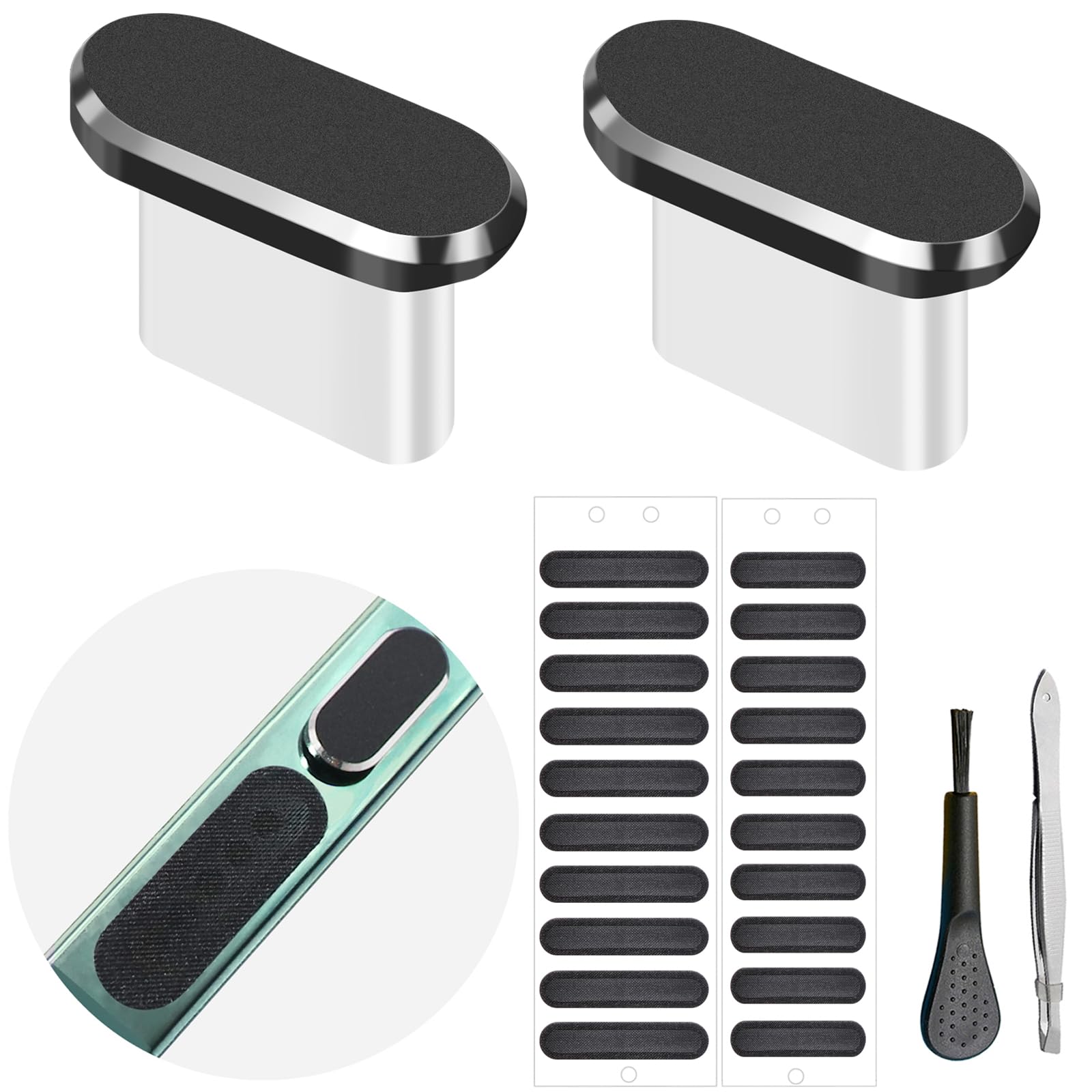 Amazon.com: USB C Dust Plug, Type C Anti Dust Cover Protector Cap with ...