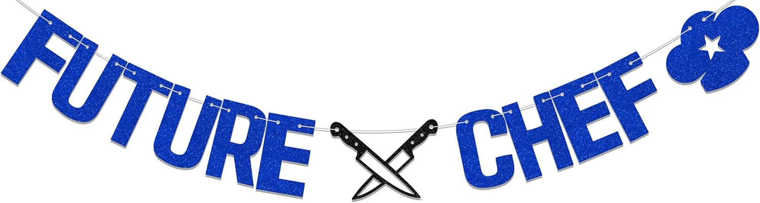 Amazon.com: Future Chef Banner, 2024 Chef Grad Decorations, Congrats ...