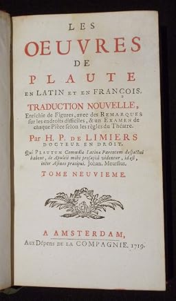 aulularia plaute texte latin traduction
