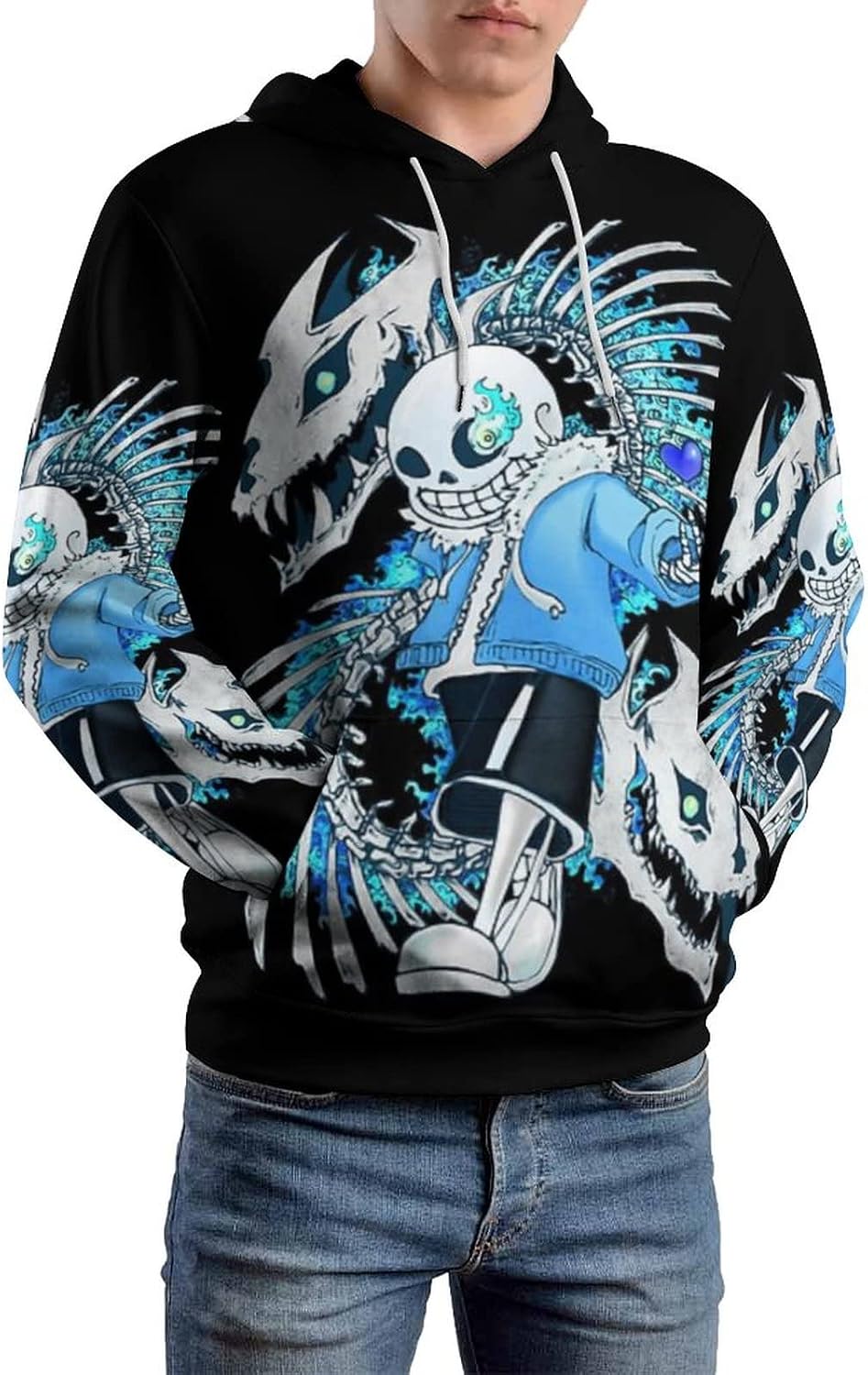 Amazon.co.jp: Undertale Sans Hoodie, Men's, High School Students ...