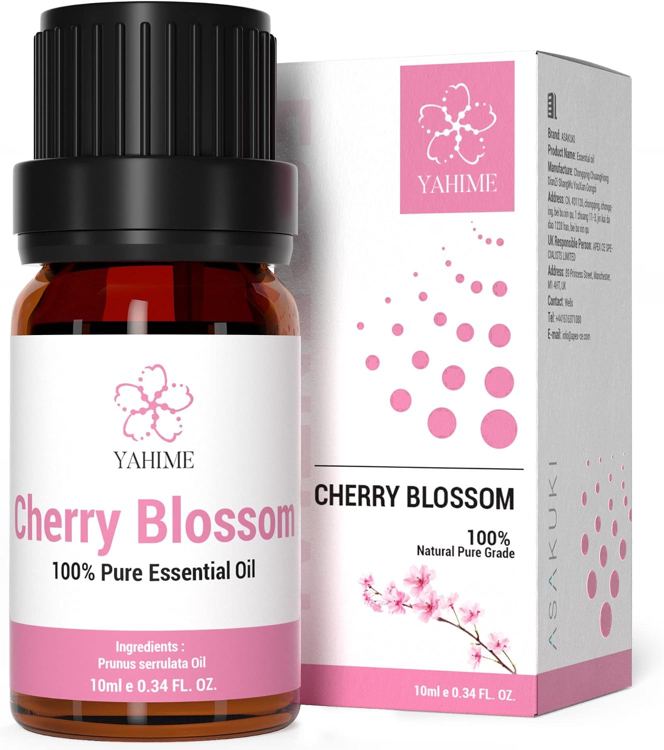 Amazon.com: Cherry Blossom Essential Oil, Flower Fragrance Oil for ...
