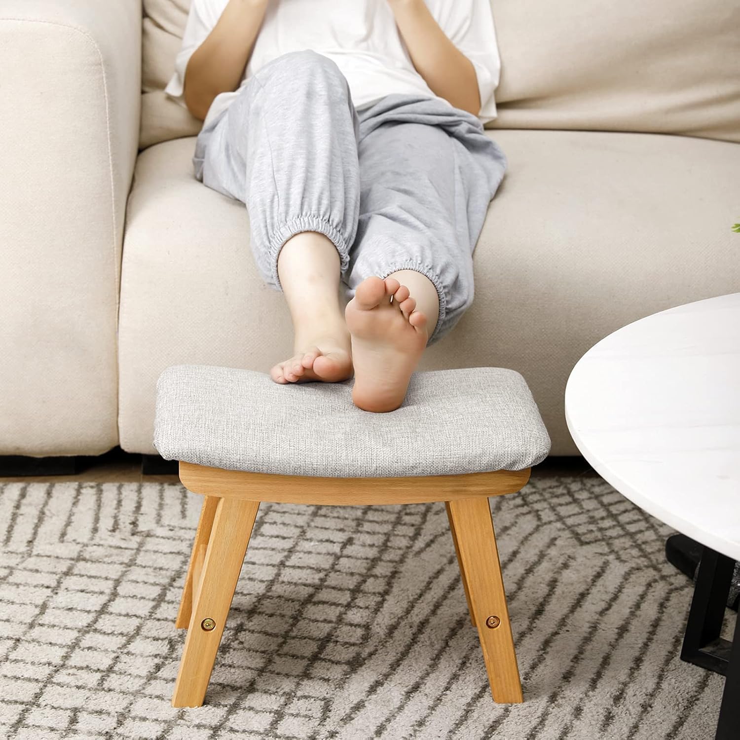 Amazon.com: HOUCHICS Foot Stool, Small Foot Stools, Foot stools, Foot ...