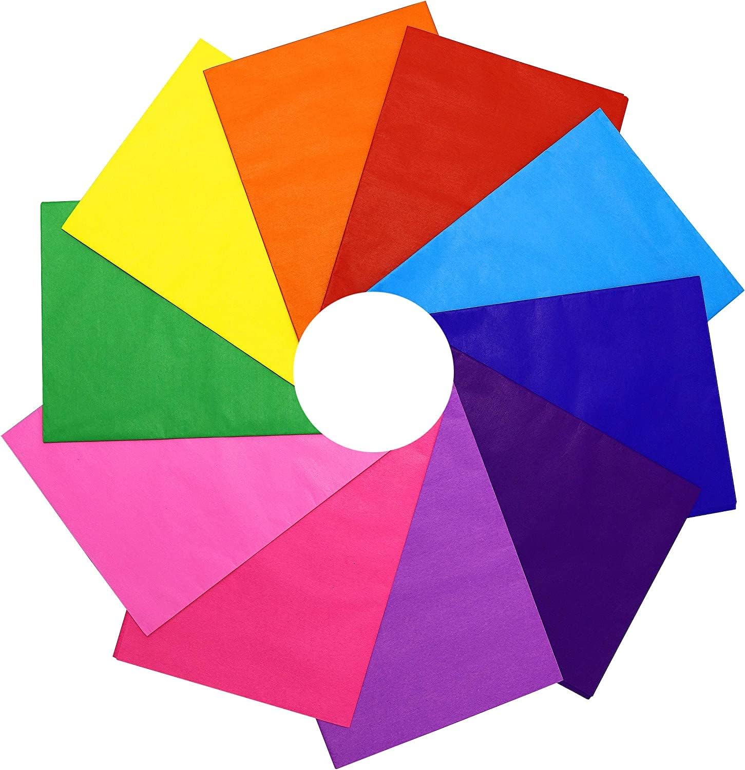 SPICOM 30 Pack Multi Coloured Tissue Paper Value Pack 50 X 70 CM Each ...