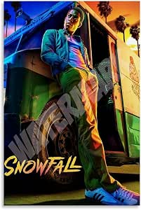 Amazon.com: Snowfall Poster TV Show Picture Cover Poster (9) Canvas ...