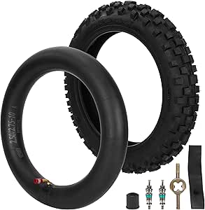 2.50-10 Tire and Inner Tube with TR87 Valve Stem Off Road Tire for XR50 ...