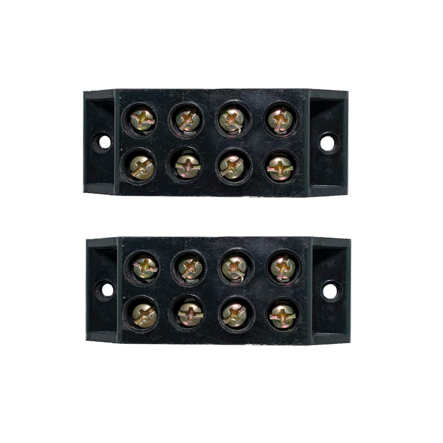 Ovicart 30A 4 Way Bakelite Connector Strip Black Screw Terminal ...