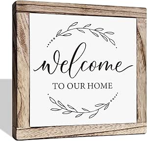 Amazon.com: XJCUG Inspirational Wood Signs, Box Wood Plaques Desk Décor ...