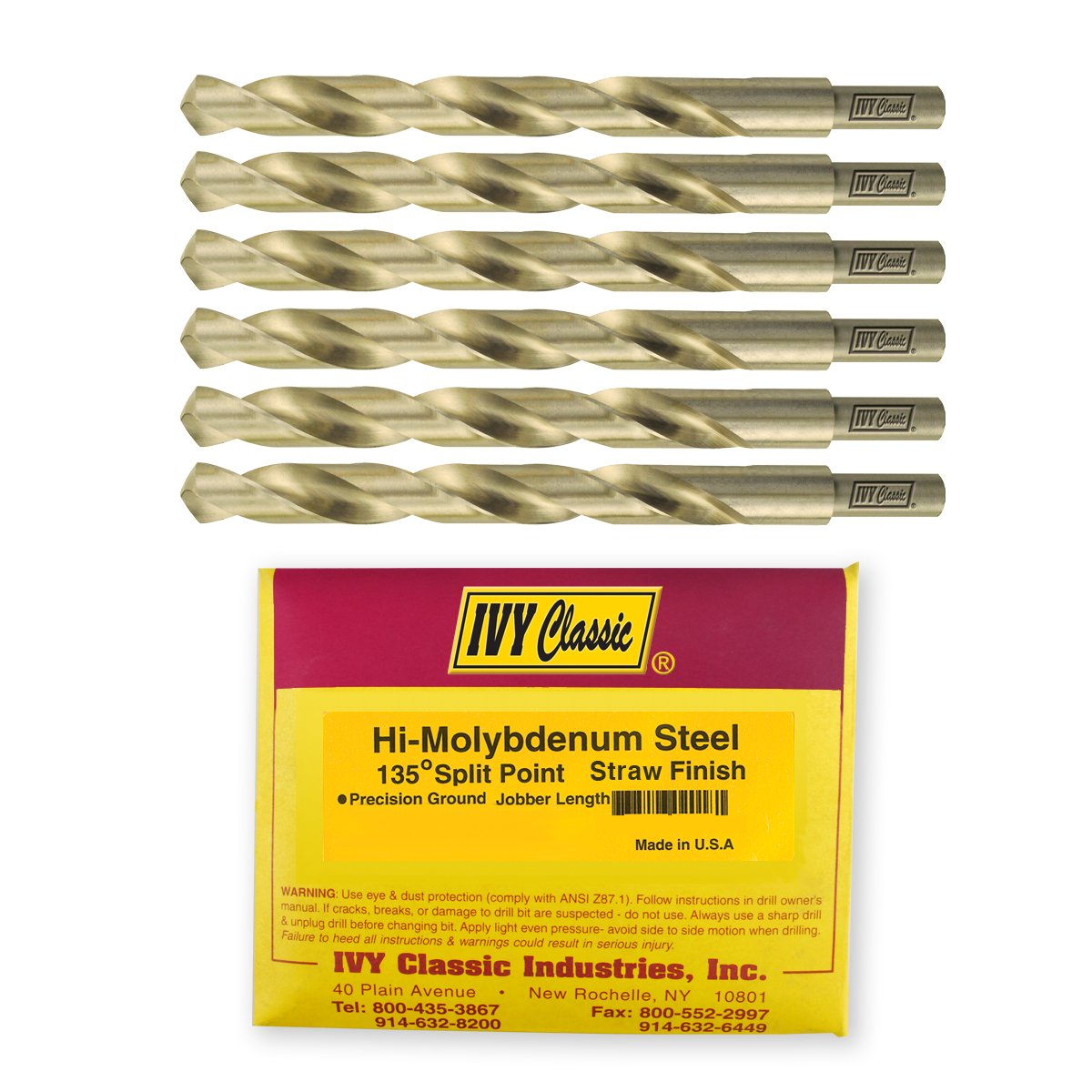 Snapklik.com : IVY Classic 02026 13/32-Inch Hi-Molybdenum Steel Drill Bit