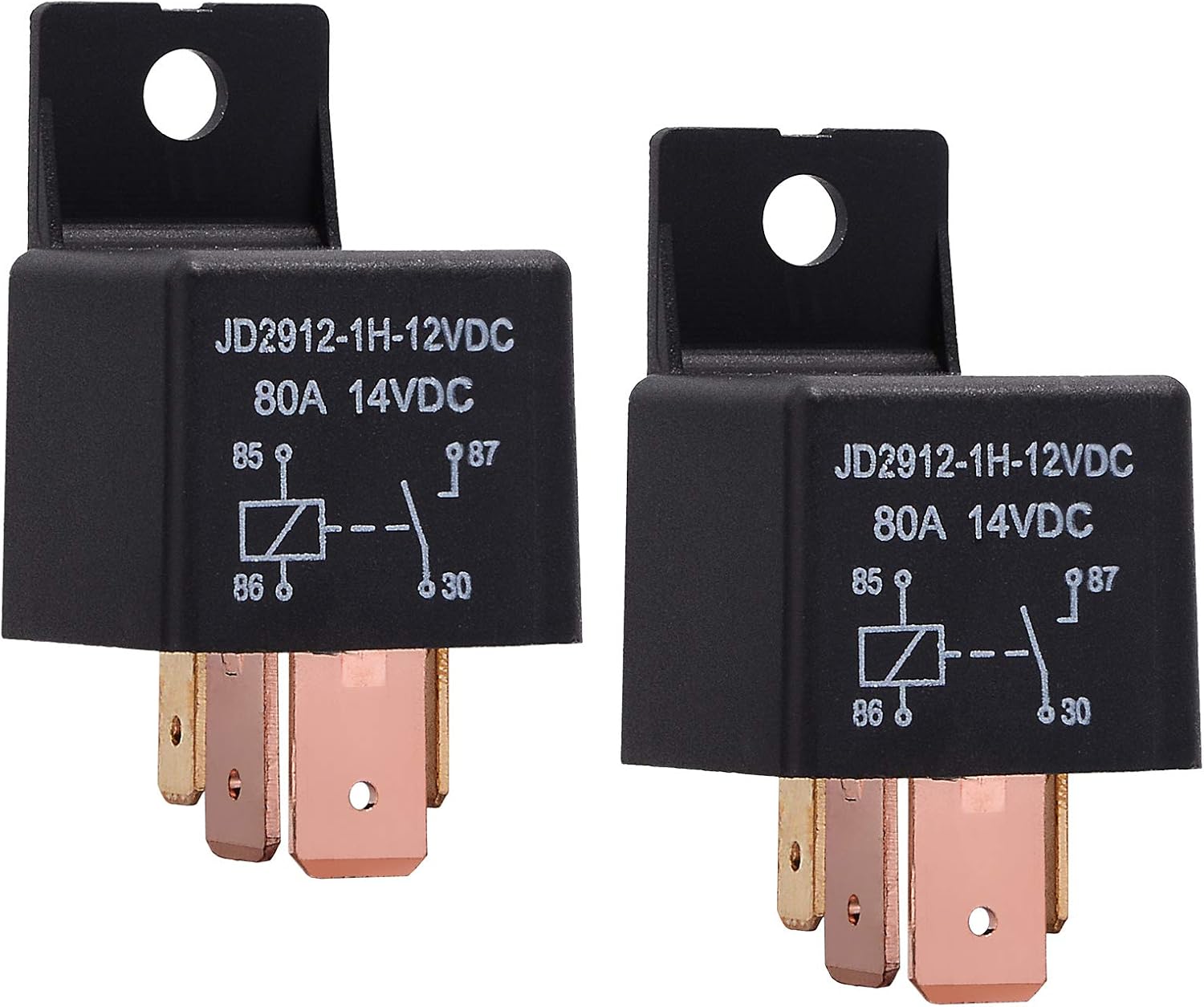 Amazon.com: Ehdis 4-Pin Relay 12V 80A Automotive Car Relay On/Off ...