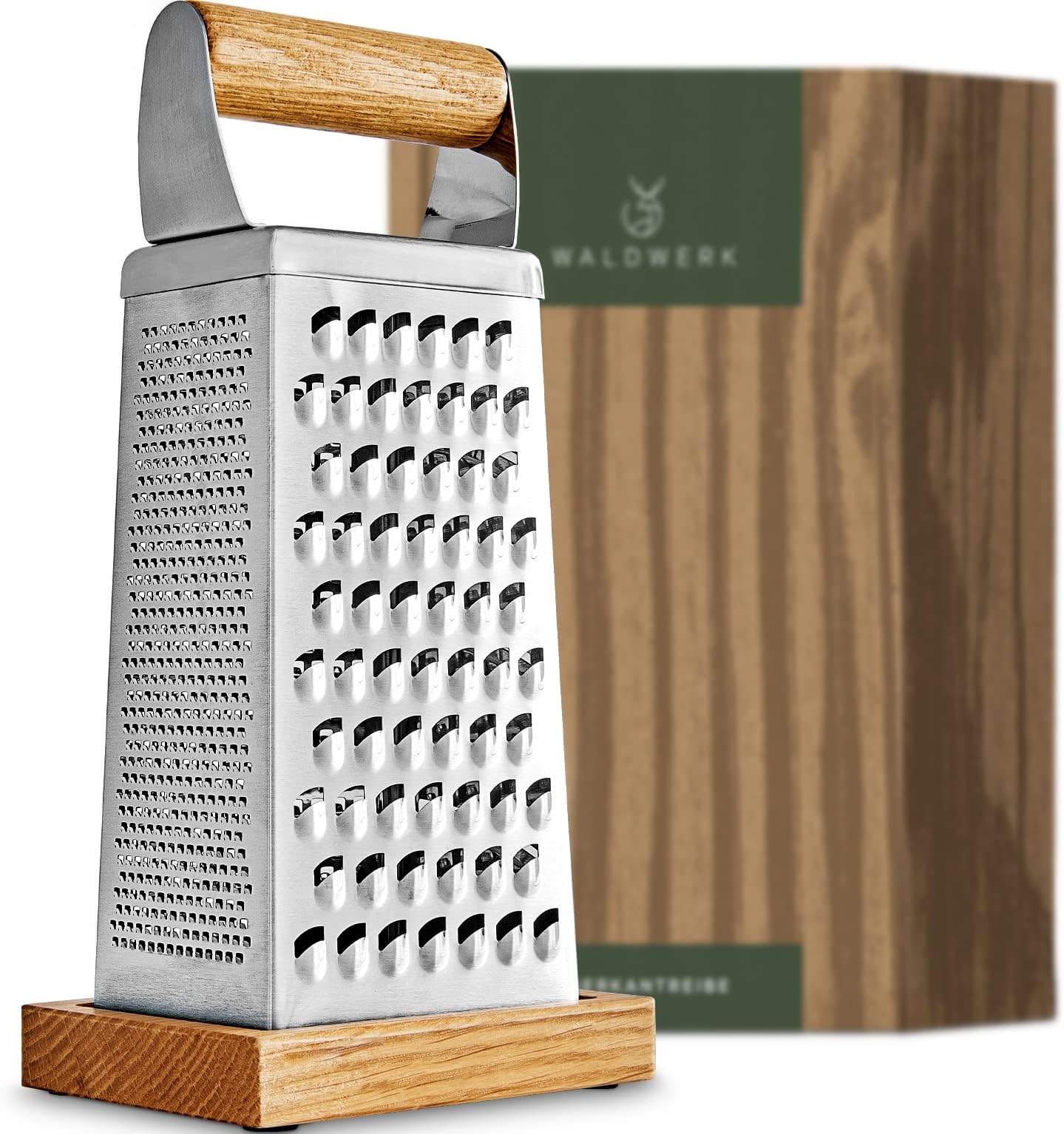 Amazon.com: Sagaform Nature Collection Cheese Grater in Oak Container ...