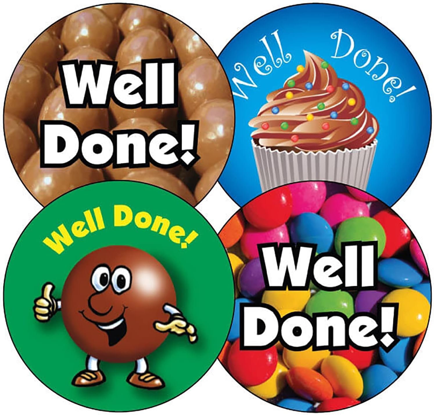 225 Scented Chocolate Well Done Motivational Childrens Pupils School ...