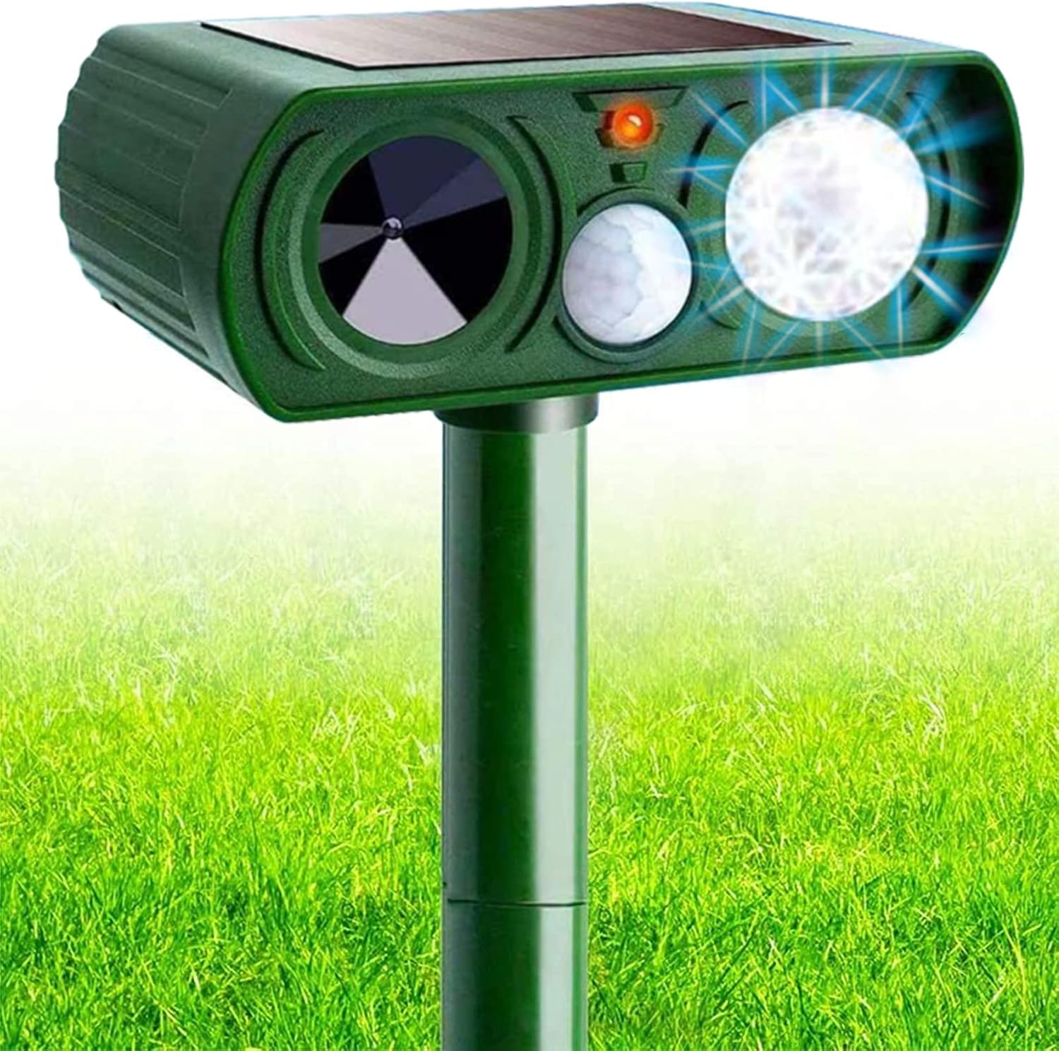 BLAZOR Cat Deterrents for Gardens, Solar Powered Cat Repellent, Highly ...