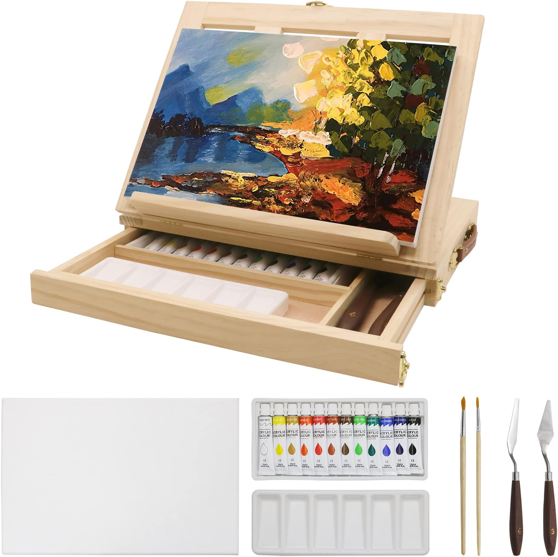 Amazon.com: VViViD Portable Tabletop Collapsible Studio Easel Box w ...