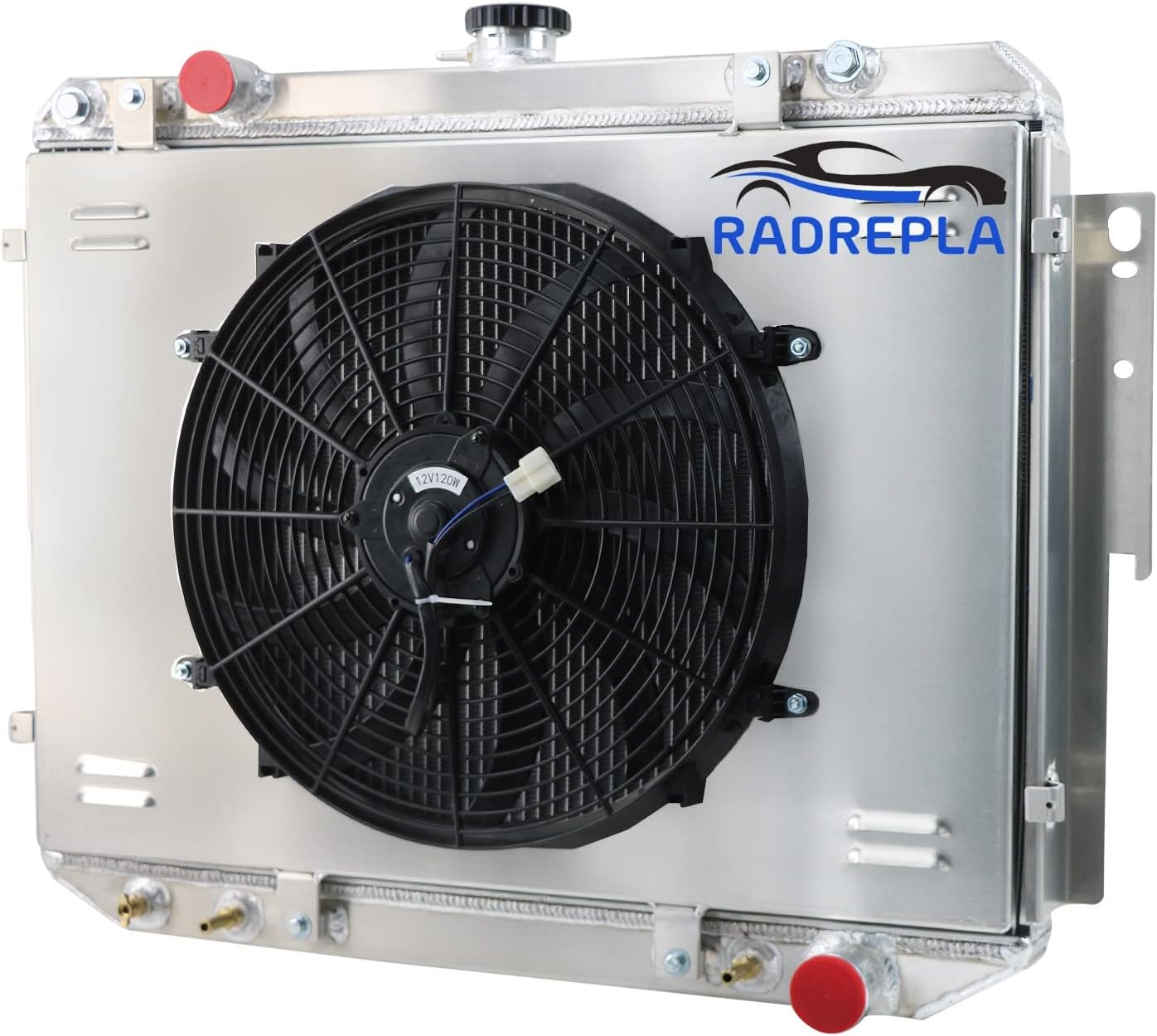 Amazon.com: RADREPLA 3 Row Aluminum Radiator Compatible with 1984-2003 ...