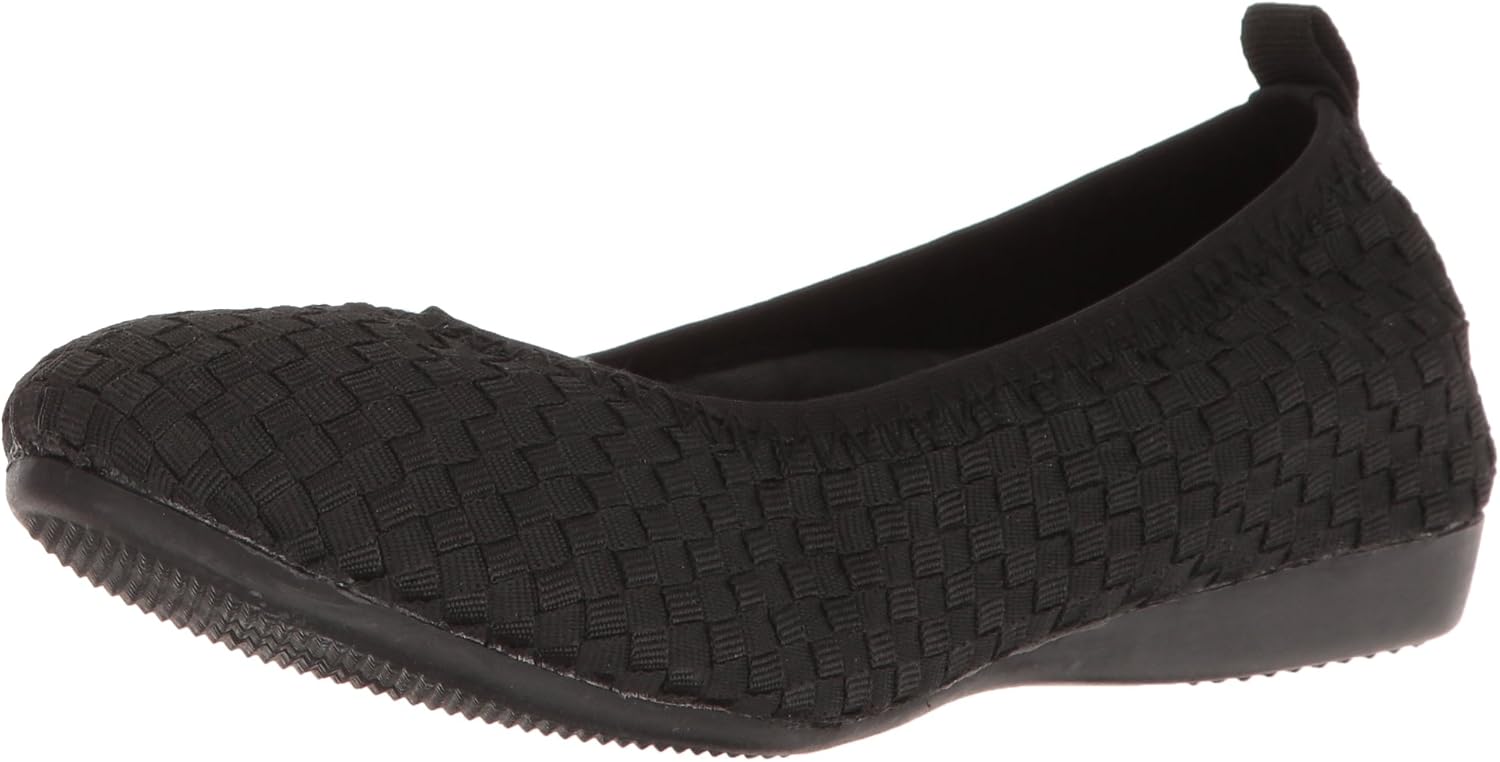 Amazon.com | Bernie Mev Women's Curlies Plain Flat | Flats