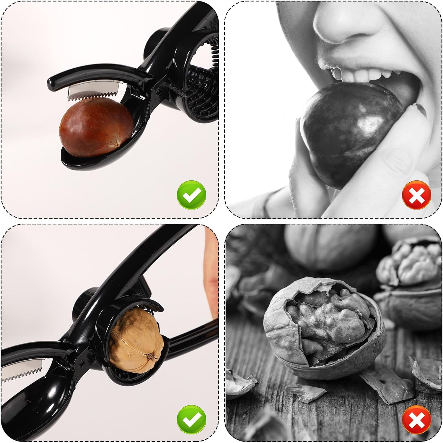 Walnut Cracker, 2 in 1 Nutcracker Chestnut Clip Philippines | Ubuy