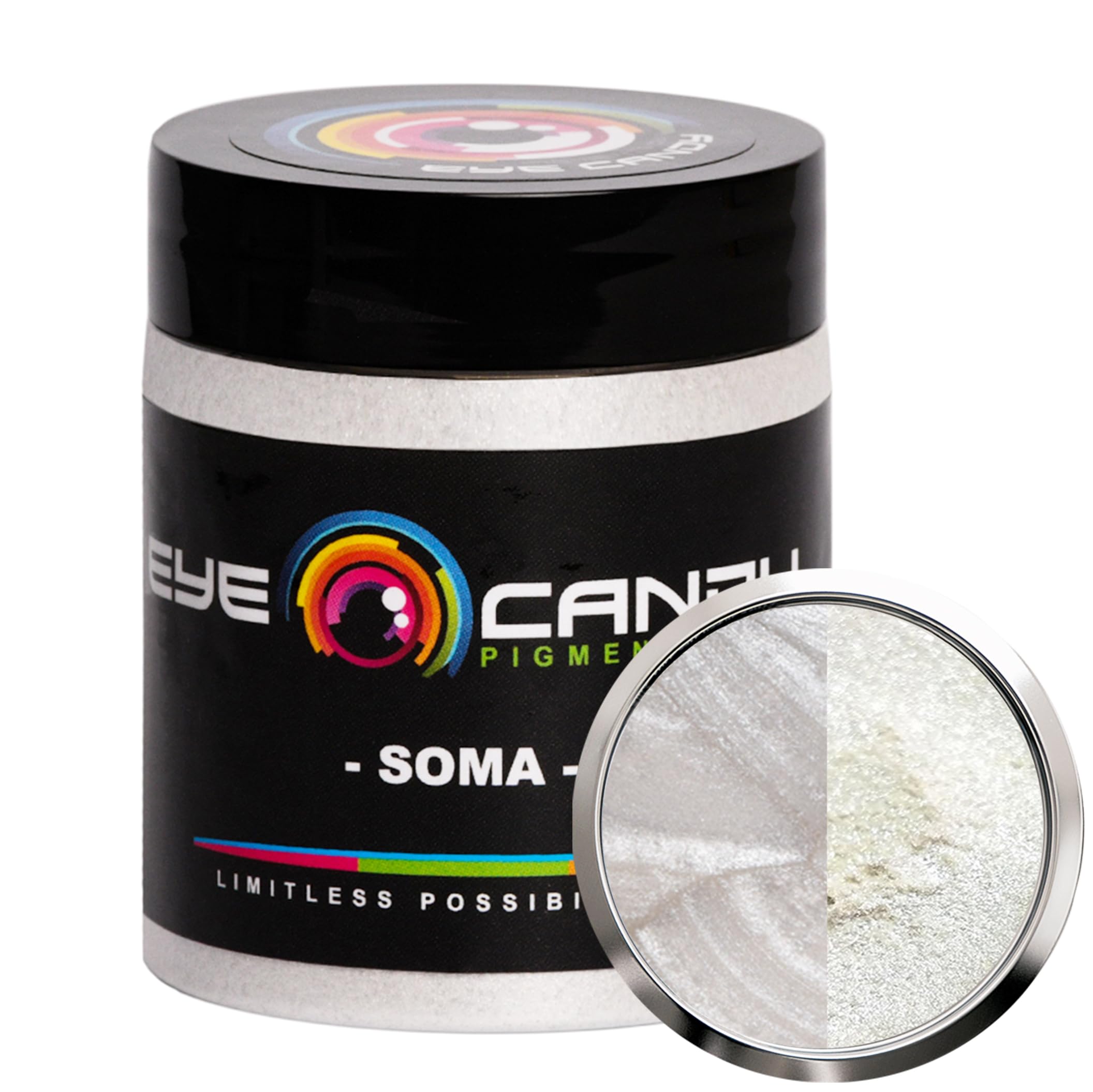 Amazon.com: Eye Candy Pigments Premium White Mica Powder - Soma White ...
