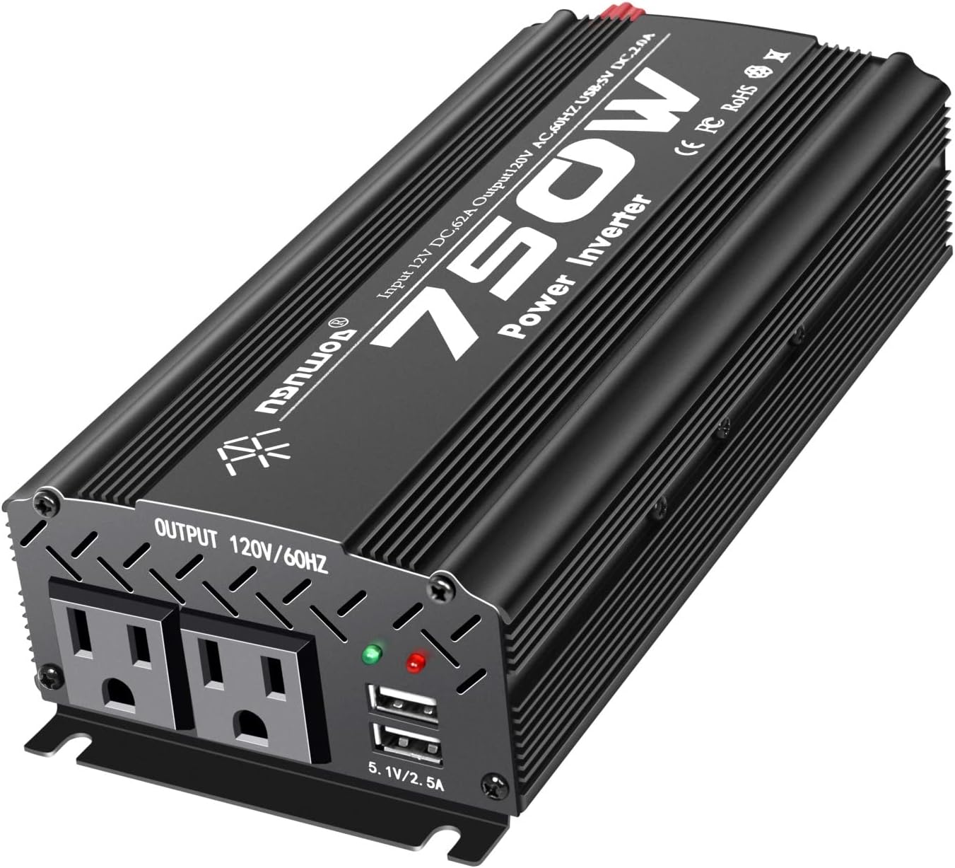 Amazon.com: 750W Modified Sine Wave Power Inverter DC 12V to AC 110V ...