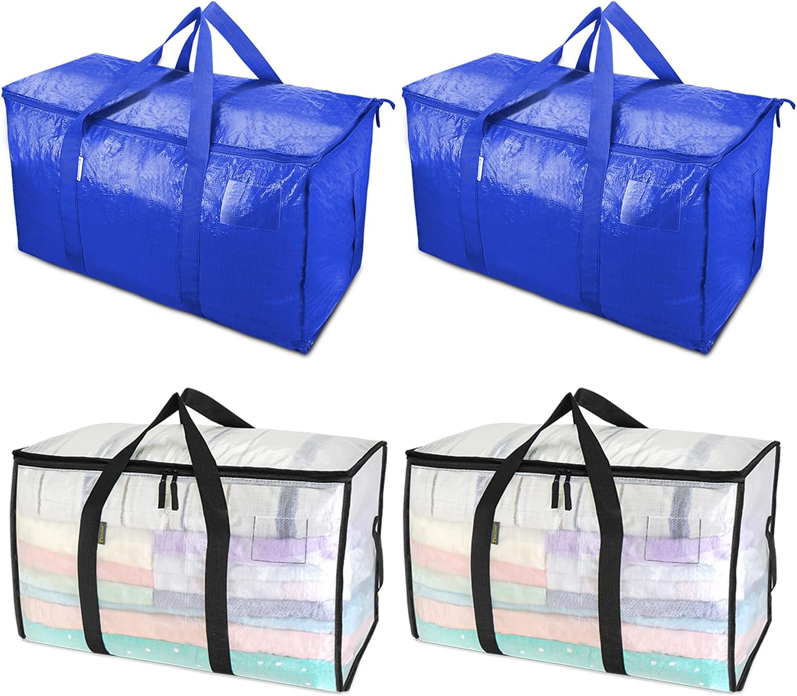 Amazon.com: TICONN 2 Pack Extra Large+2-Pack Oversized Moving Bags ...