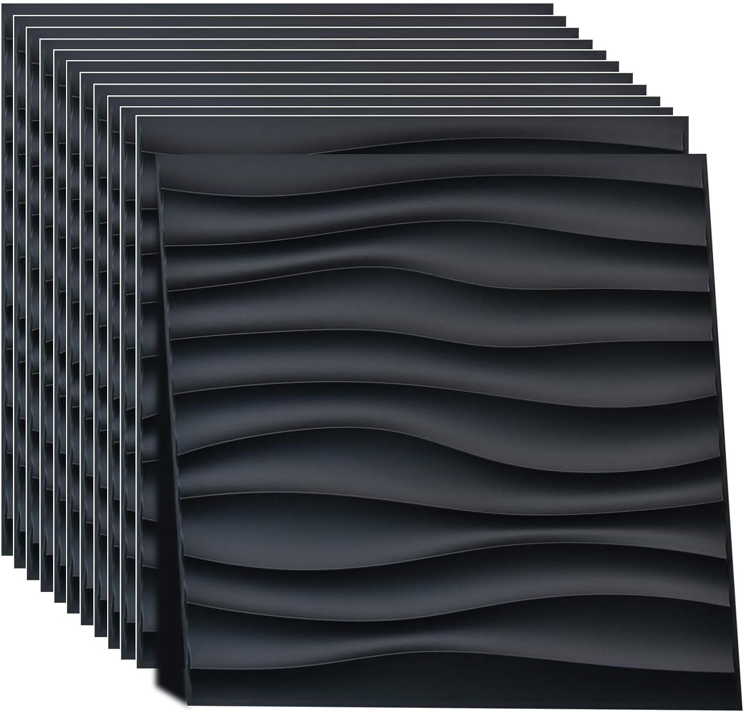 Pack of 12 3D Wall Panels, PVC Desert Texture Wall Panels, Backsplash ...