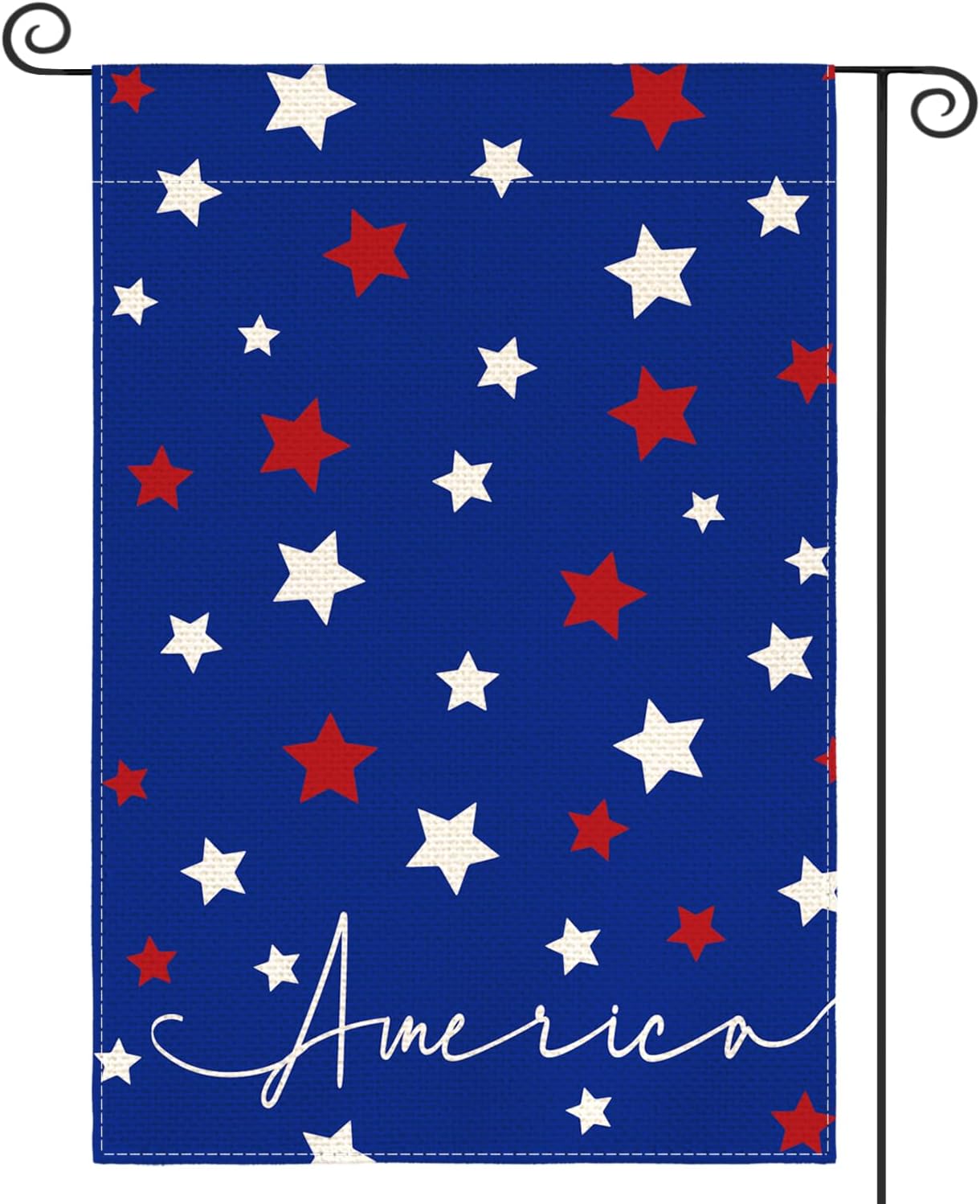 Amazon.com : AVOIN colorlife 4th of July America Blue Garden Flag 12x18 ...
