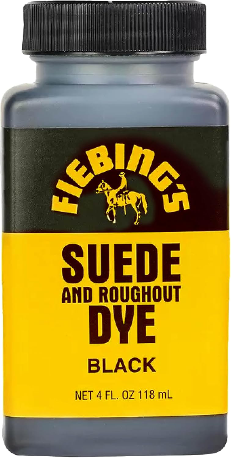 Amazon.com: Fiebing's Black Suede Dye (4 oz) - Recolor, Brighten ...