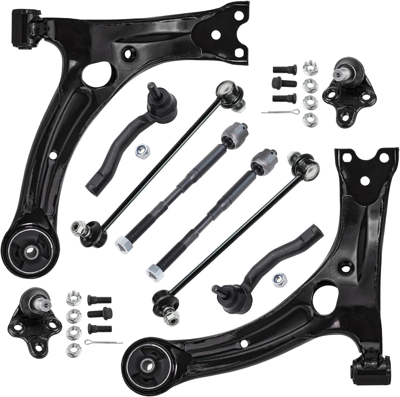 Amazon.com: Detroit Axle - 10pc Front End Suspension Kit for Toyota ...