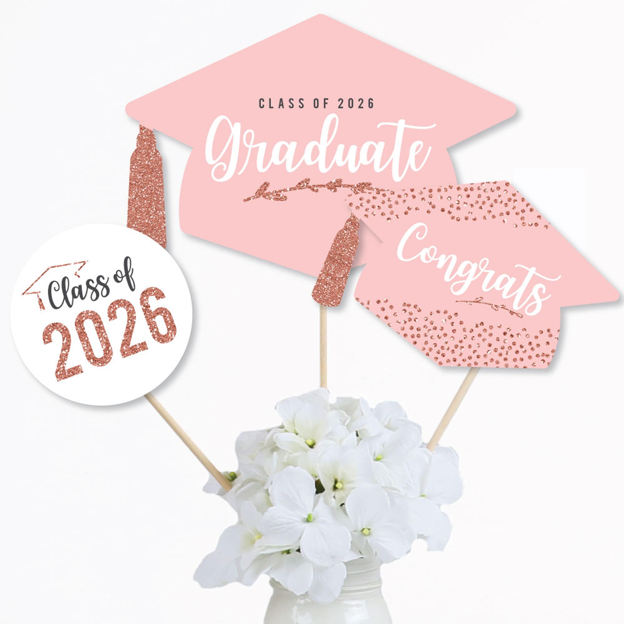 Snapklik.com : Big Dot Of Happiness Graduation Centerpieces For Tables ...