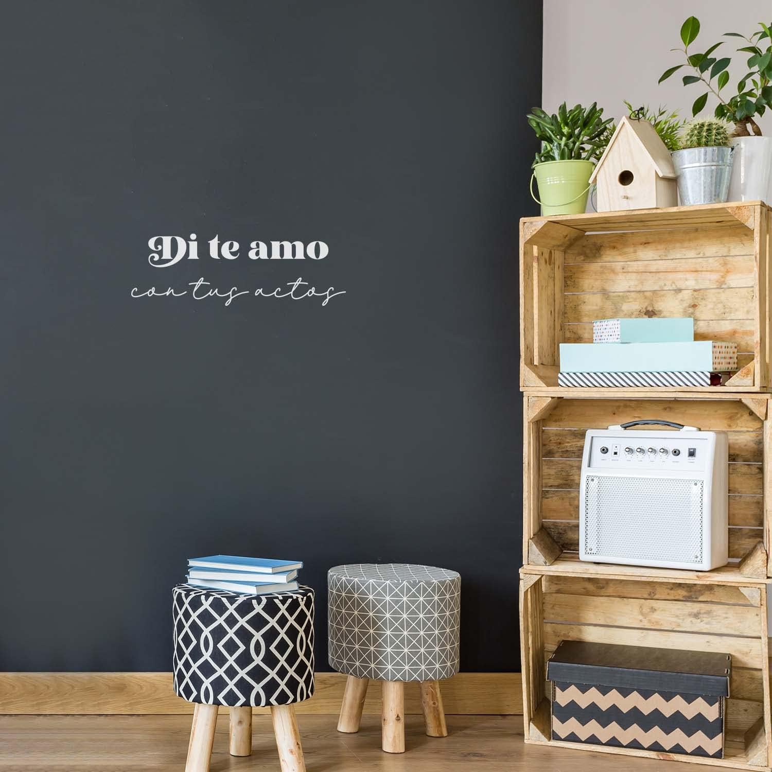 Amazon.com: Vinyl Wall Art Decal - Di Te Amo Con Tus Actos/Say I Love ...