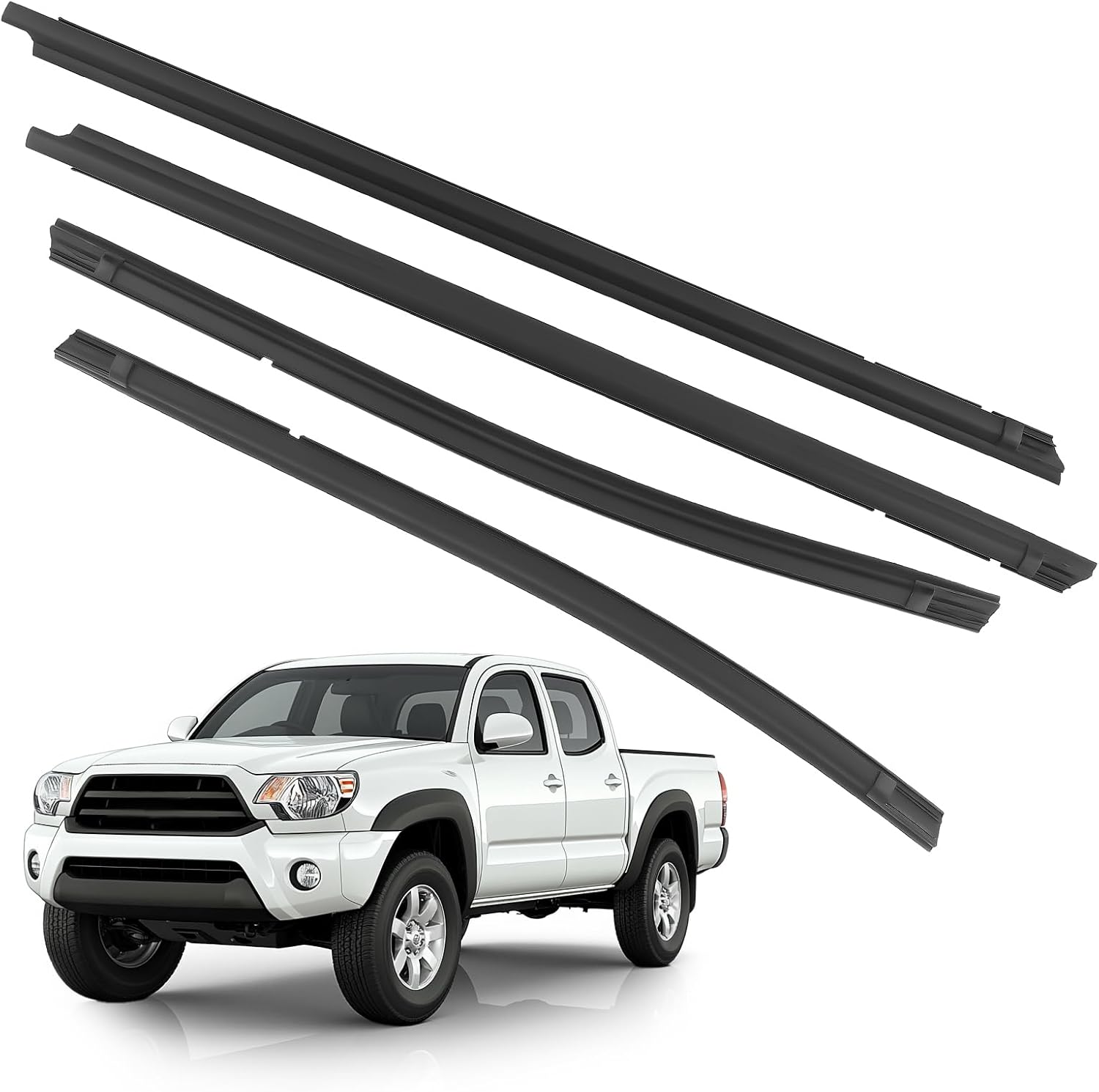 Amazon.com: maXpeedingrods 4 PCS Weatherstrip Window Moulding Trim Seal ...