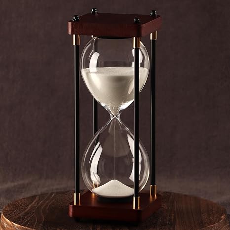 Amazon.com: 60 Minutes Sand Hourglass Timer, Vintage Sand Clock 60 ...