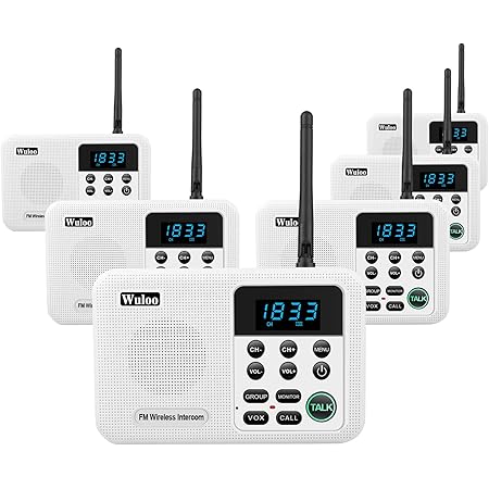 Amazon.com : Wuloo Intercoms Wireless for Home 5280 Feet Range 10 ...