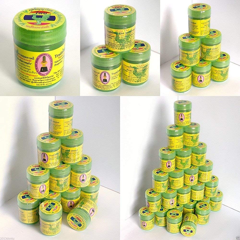Amazon.co.jp: 6 Pcs. 'Hong Thai' Traditional Thai Herbal Inhalant New ...