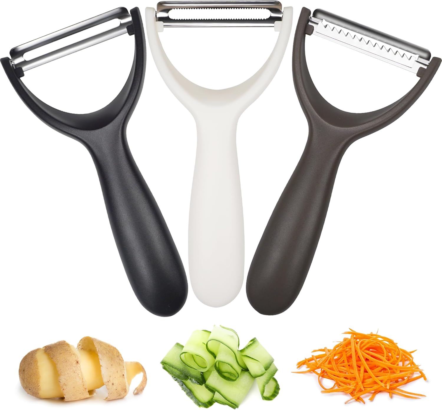 Amazon.com: M Jingmei Vegetable Peeler for Potato Apple Fruit Carrot, Y ...