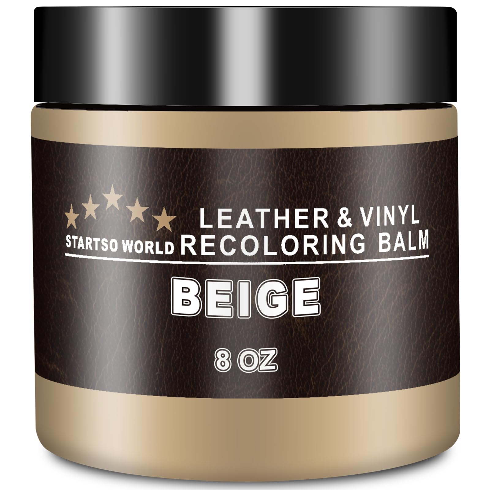 Amazon.com: STARTSO WORLD Leather Recoloring Balm, Beige Leather Repair ...