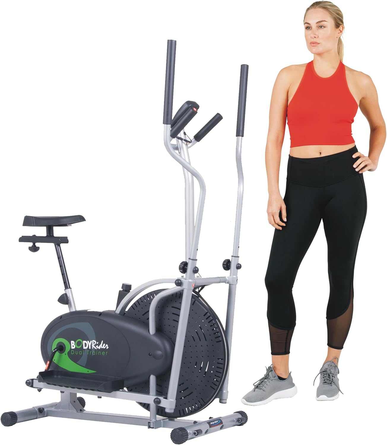 Amazon.com : Body Rider 2 in 1 Elliptical Upright Cardio Exercise ...