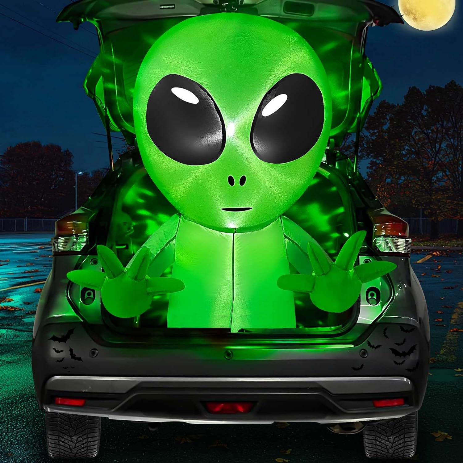 Amazon.com: [ Rotating Green Magic Lights ] 3.5 Ft Halloween Inflatable ...