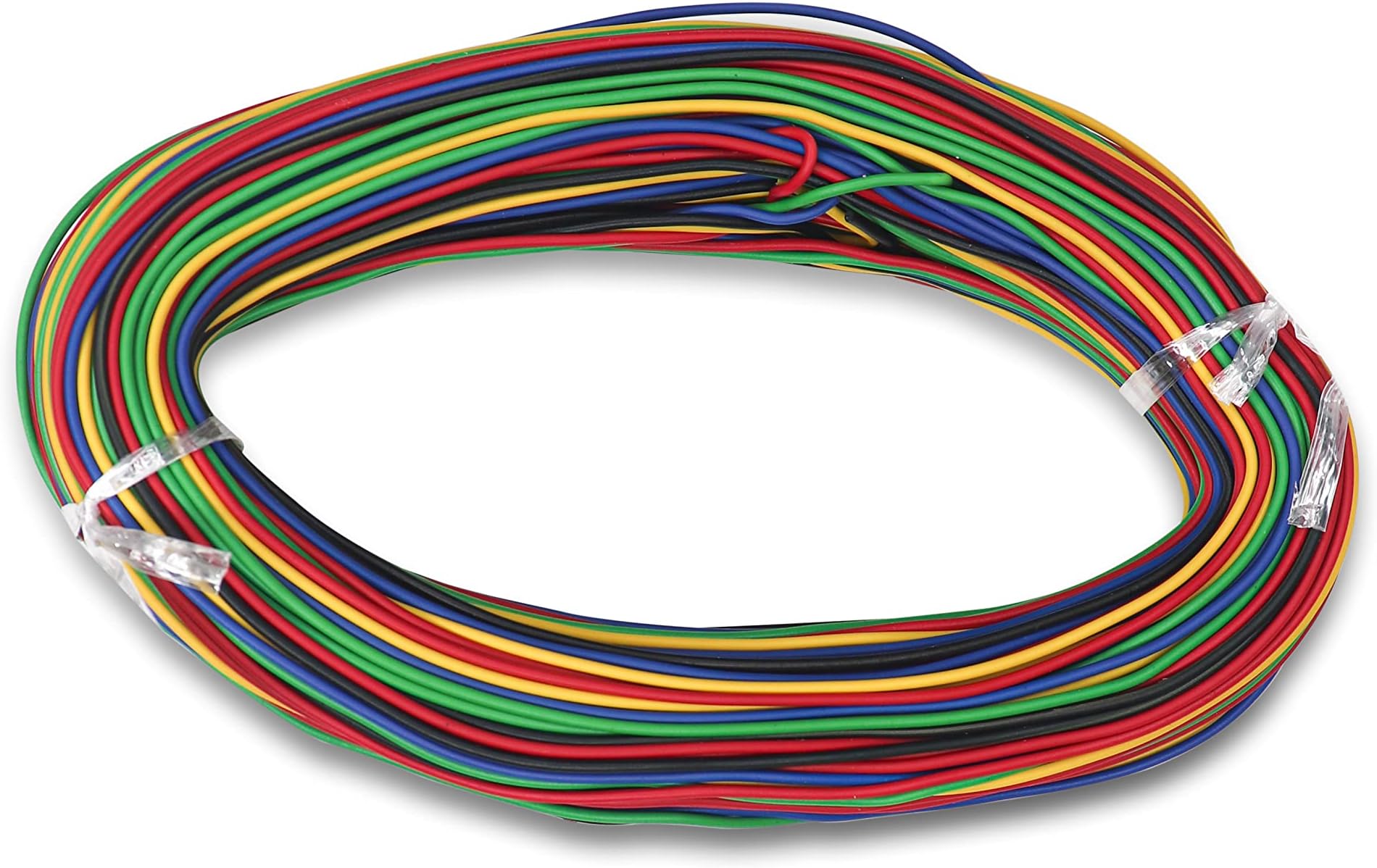 Electronic Spices Combo of 5 Type Wires 15 Meter Each (Red, Black ...