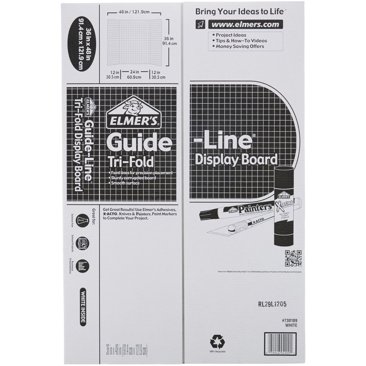 ELMERS White Guideline Display Board 36X48 (730189) : Amazon.in: Office ...