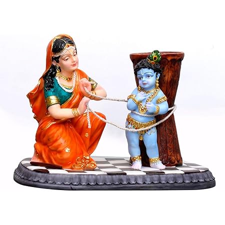 Buy SrI Krishna CULTURE Damodar Leela Maa Yashoda Binding Krishna Murti ...