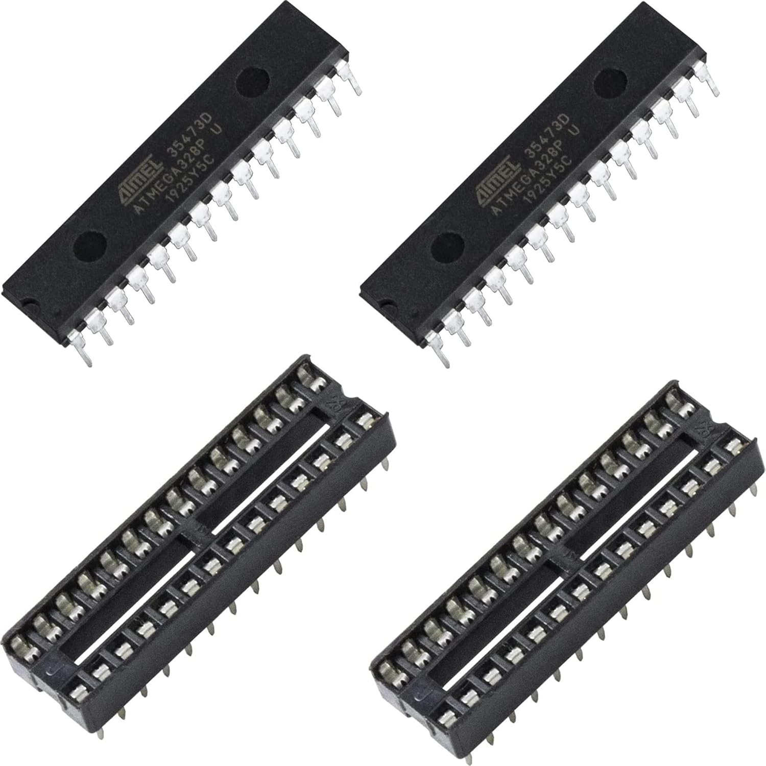 Amazon.com: 2pcs ATMEGA328P-PU ATMEGA328P with Bootloader and IC Socket ...