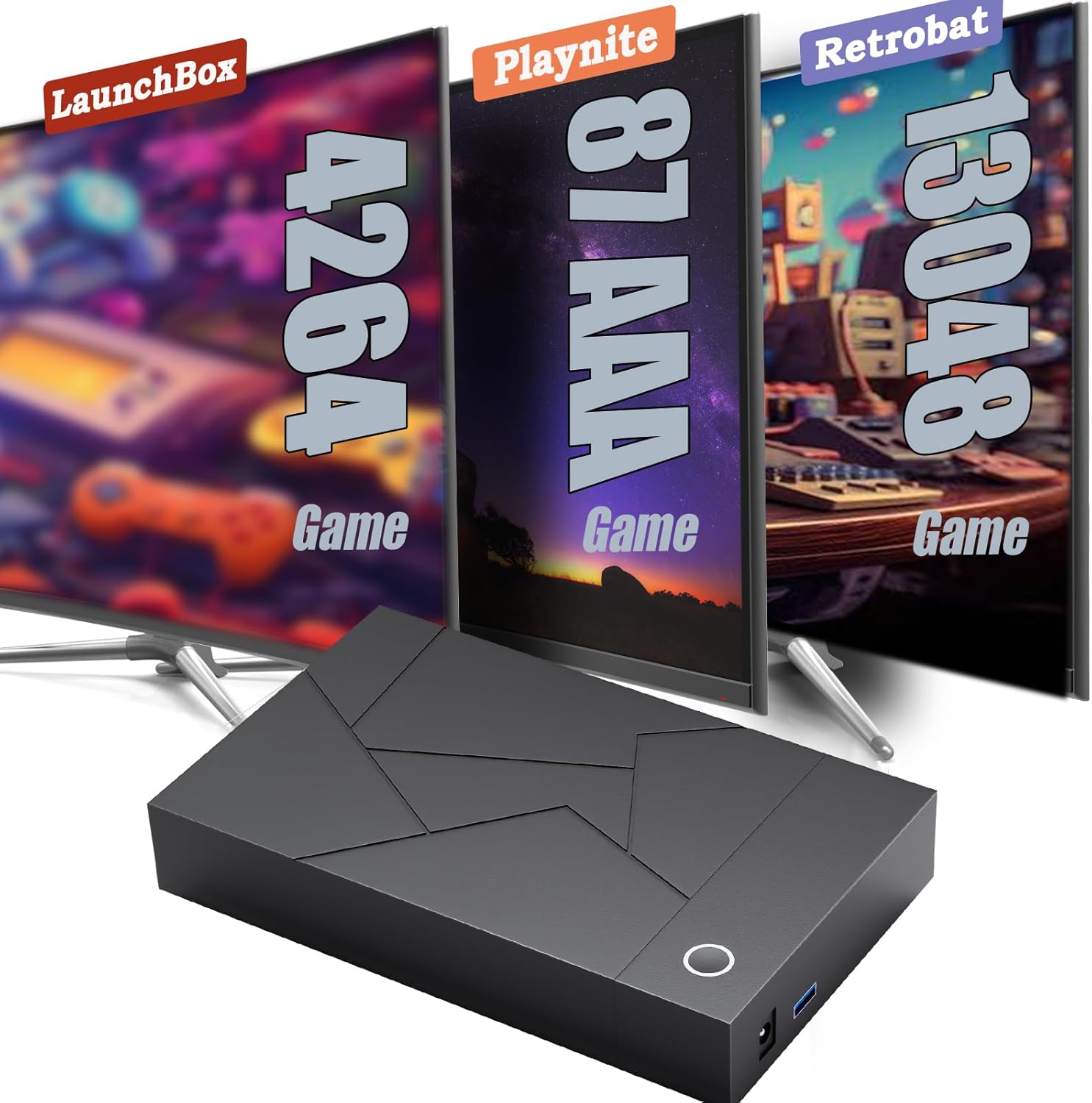 Amazon.com: Retro Game Console HDD, 3T Retro Drive with 17000+ Video ...