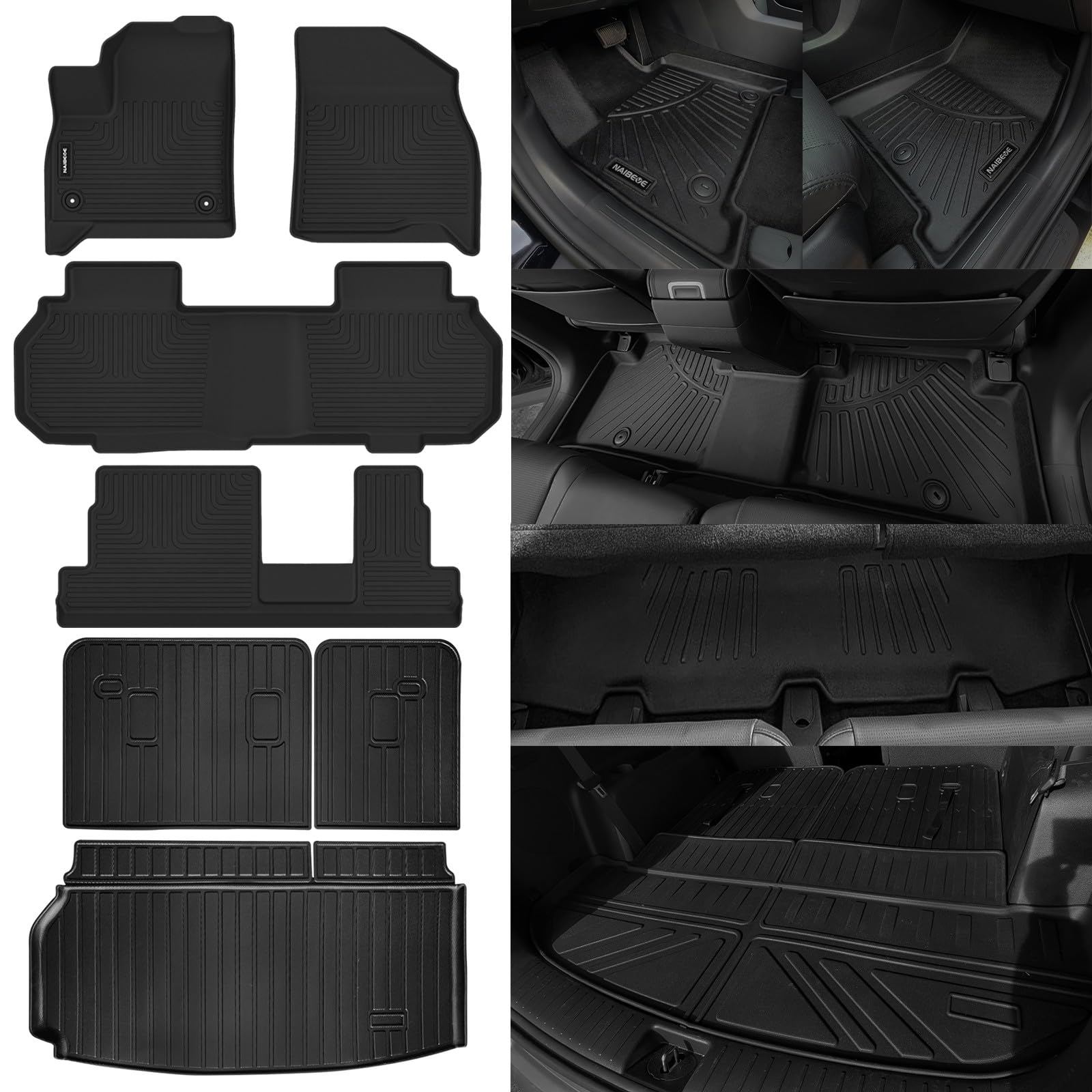 Amazon.com: All Weather Floor Mats for 2024 Chevrolet Traverse LS/LT ...