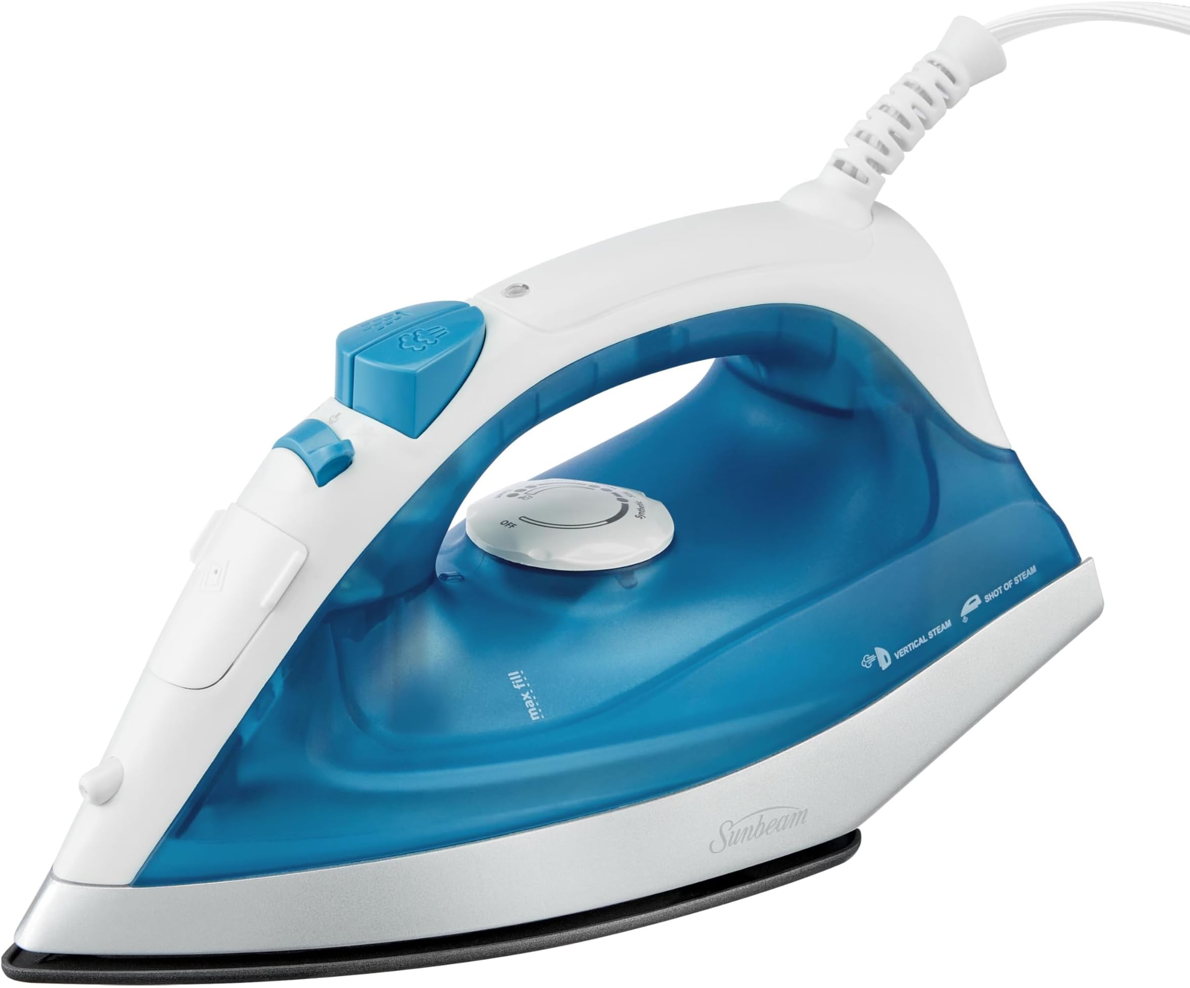 Amazon.com: Sunbeam Classic Steam Iron, 1200 Watt, Nonstick Soleplate ...