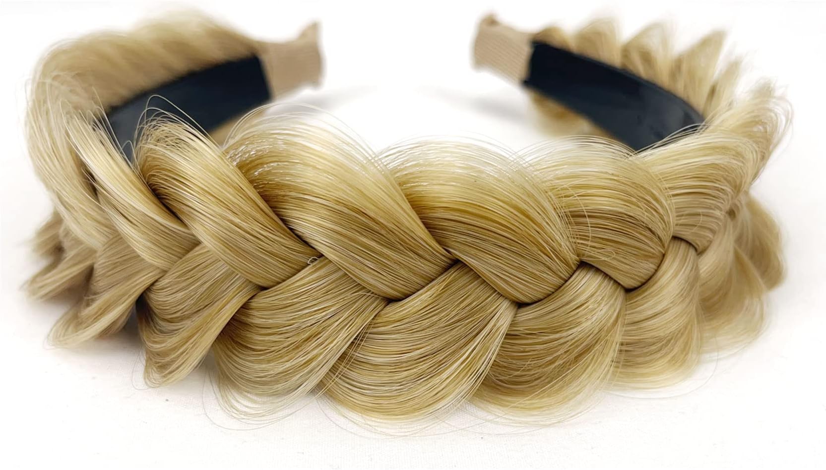Amazon.com : TOECWEGR Braided Headband WithTooth Wide Braid Messy Hair ...